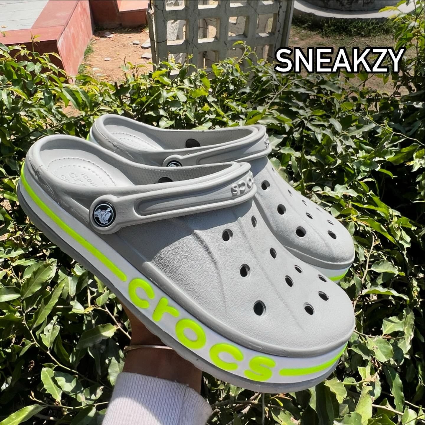 Crocs Bayaband Clog (Grey) - sneakzy.in