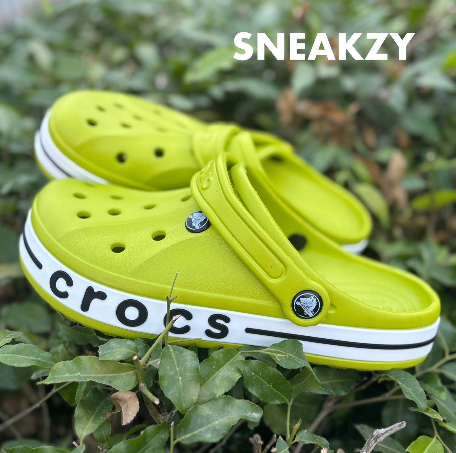 Crocs bayaband 2.0 clogs (Neon) - sneakzy.in